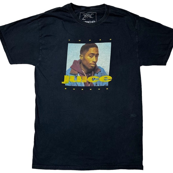 2Pac | Tops | 2pac Tupac Shakur Juice Movie Graphic Tshirt Black Womens ...